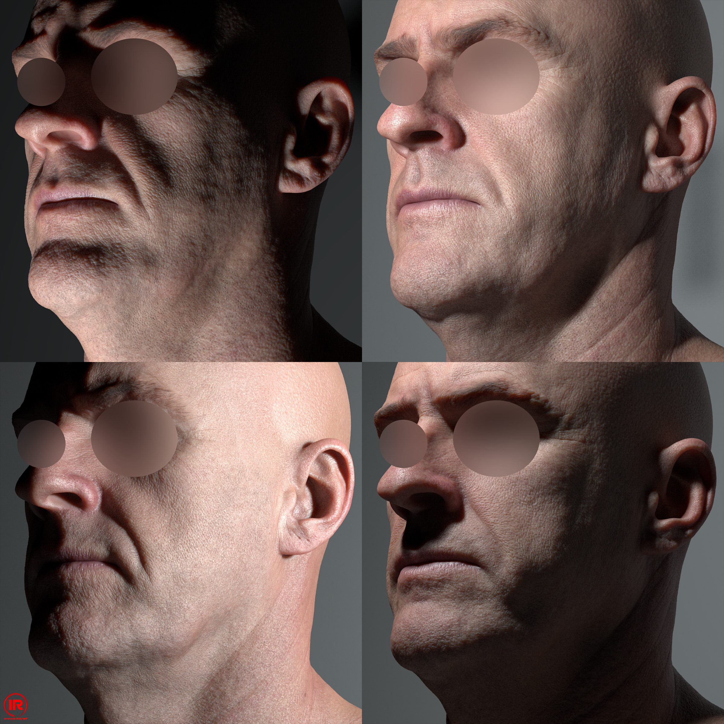 Skin Shading Tests by Lee Perry Smith