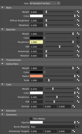 Skin Shading Using Standard Surface in Arnold 5