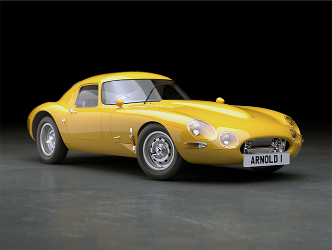 Studio Automotive Rendering