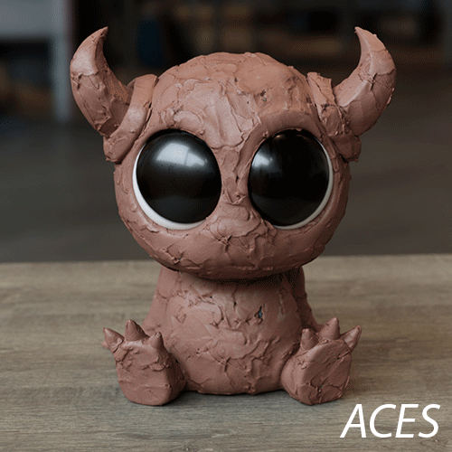 sRGB vs ACES example